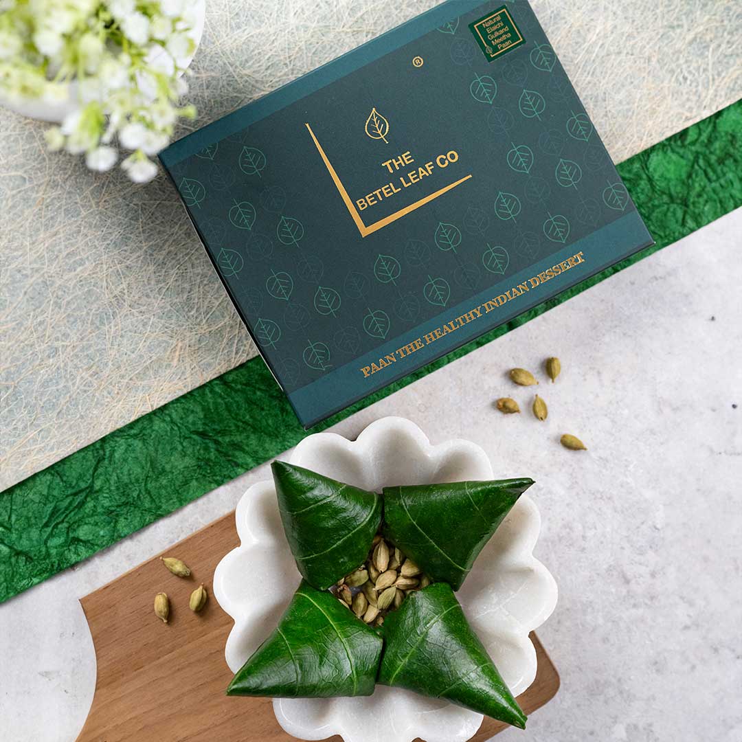 Natural Elaichi Supari Saada Paan (Pack of 4) – The Betel Leaf Co